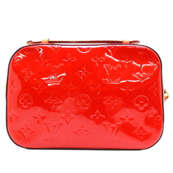 Louis Vuitton | Bags | Louis Vuitton Monica Bag Red Shoulder Vernis ...